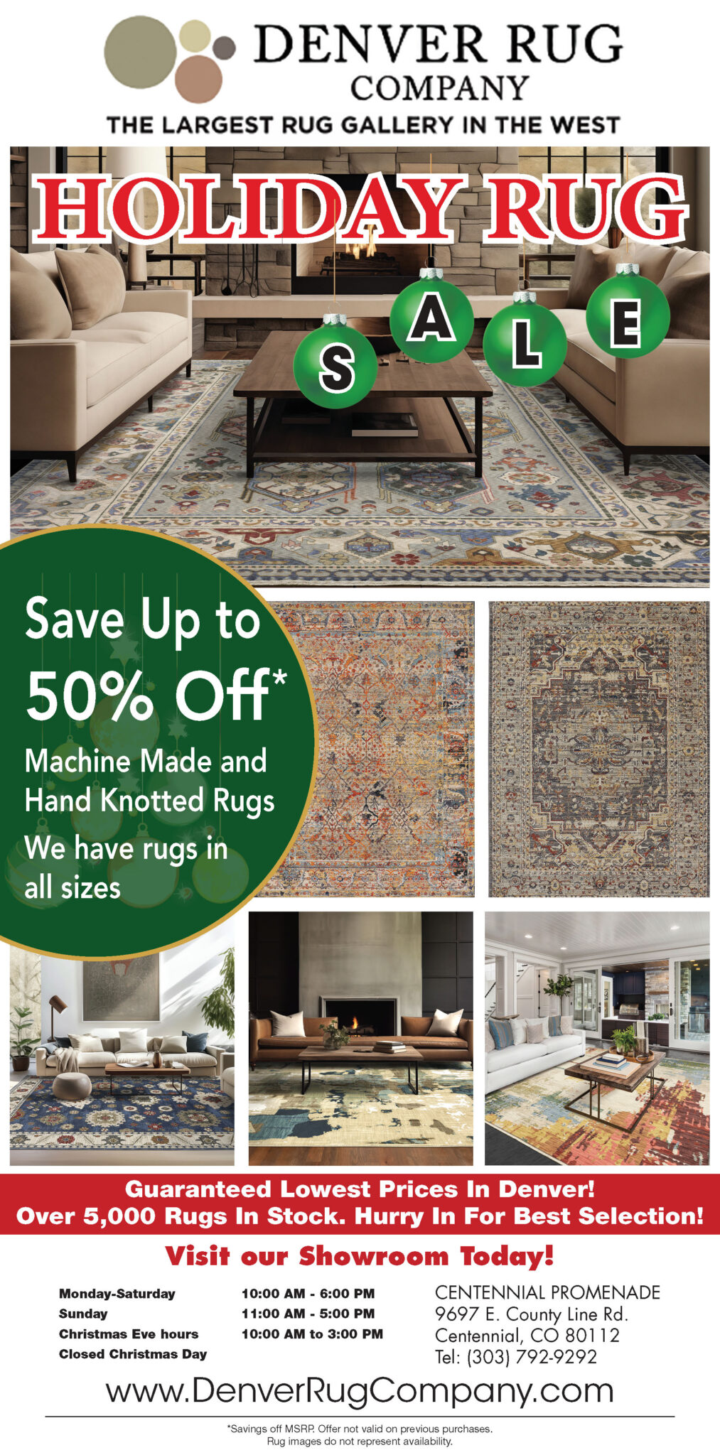 Weekly Specials - Denver Rug Company
